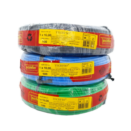 Cabo Flexível 10mm 750V - Mega Cobre Fios e Cabos Elétricos