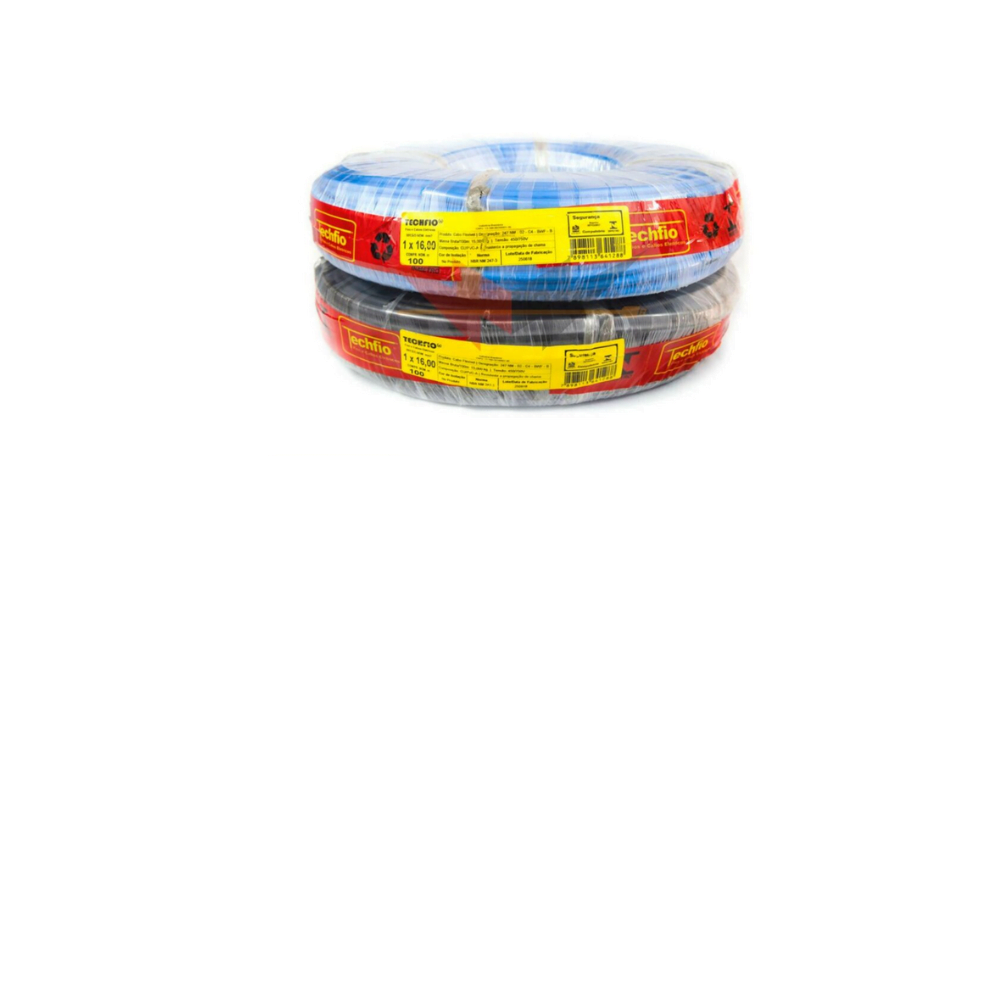 Cabo Flexível 16mm 1Kv - Mega Cobre Fios e Cabos Elétricos