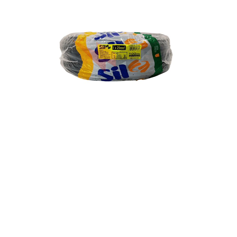 Cabo Flexível 25mm 1Kv - Mega Cobre Fios e Cabos Elétricos